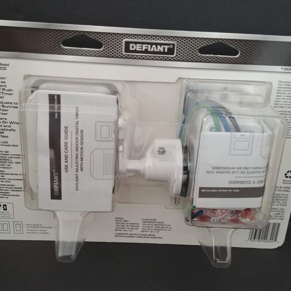 Defiant | Other | Defiant 7day Indoor Inwall Digital Timer Switch With ...